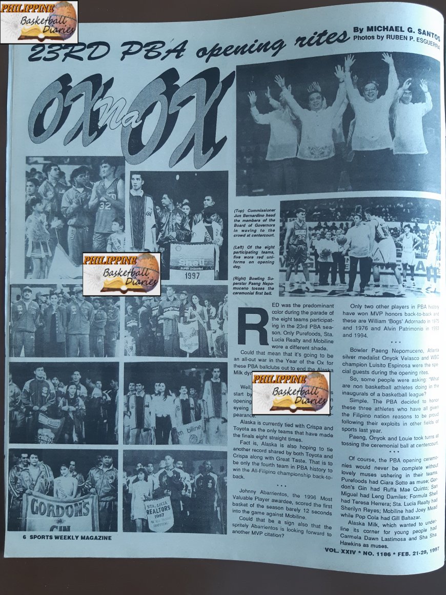 PBA Opening 1997 - Gamenatin - Sports Magazine