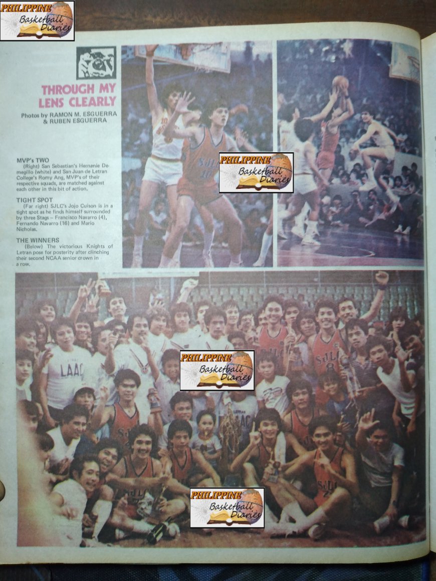 1983 NCAA Champion - Letran - Gamenatin - Sports Magazine