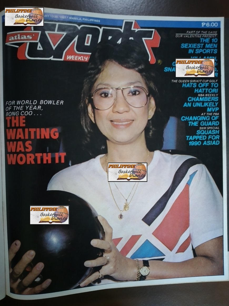 1987 WORLD BOWLER OF THE YEAR BONG COO - Gamenatin - Sports Magazine