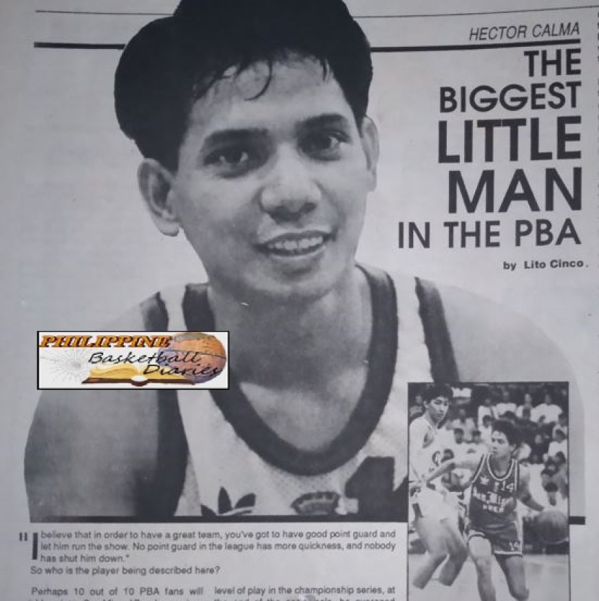 Hector ‘Director’ Calma, one of the PBA’s greatest point guards ...