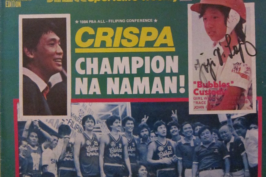 PBA Champion 1984 - First All-Filipino Champ Crispa Redmanizers ...
