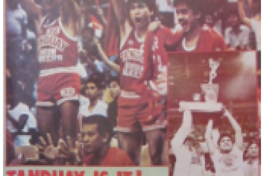 PBA Champion 1986 - Reinforced Champ Tanduay - Gamenatin - Sports Magazine