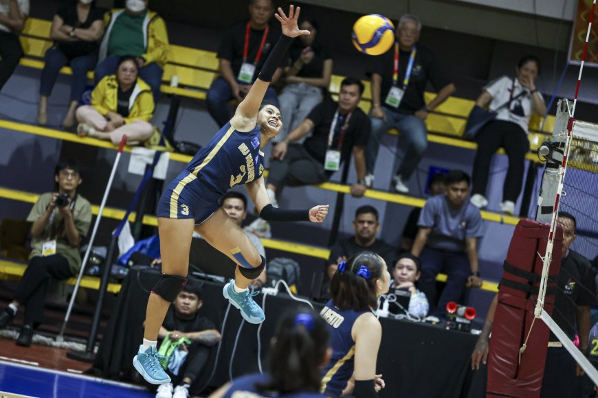 S87 Girls' Volleyball: NU secures twice-to-beat; Adamson, UST, FEU tied ...